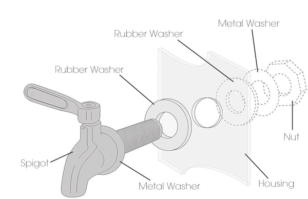 Stainless Steel Spigot | AquaCera